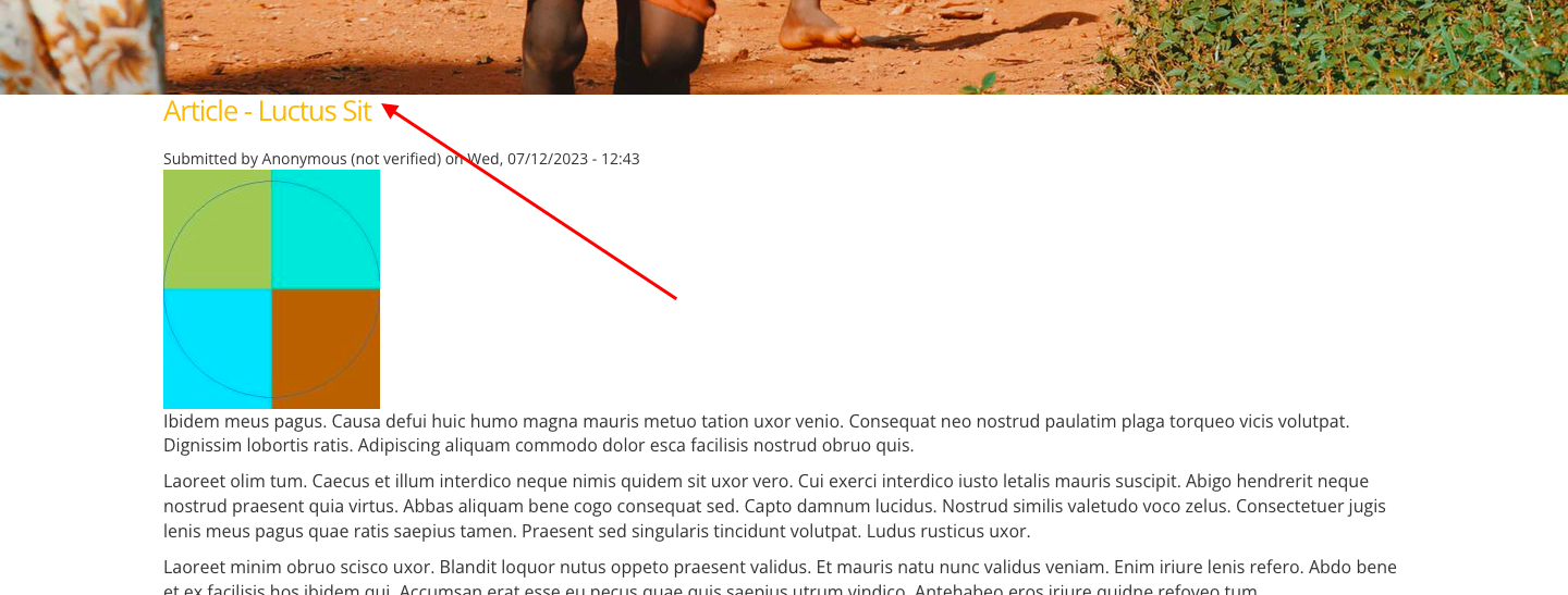 Article title needs space from top. [#3388003] | Drupal.org
